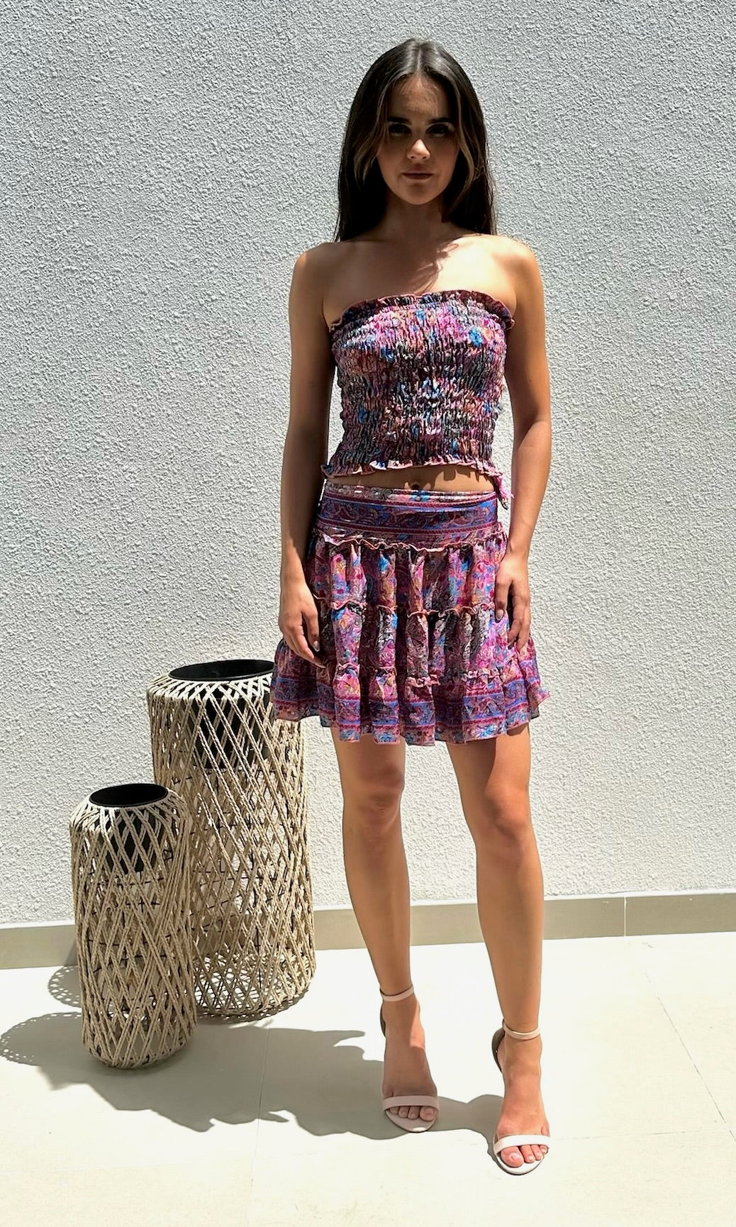 Lucky Paisley Co-ord - Pink at Alorabella-Co-ord